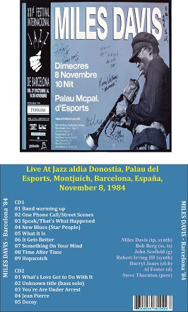 MILES DAVIS - Barcelona '84 - Crimson Records
