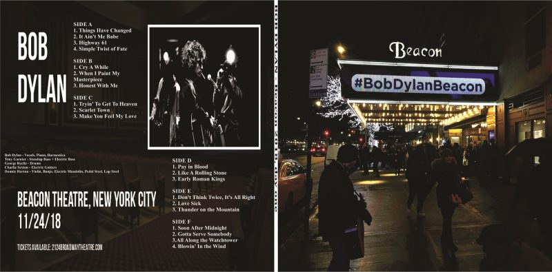 BOB DYLAN – Beacon 2018, day one - Crimson Records