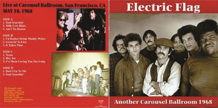 ELECTRIC FLAG (Mike Bloomfield) – Another Carousel Ballroom 1968 ...