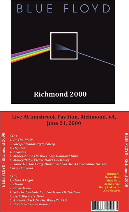 BLUE FLOYD - Richmond 2000 - Crimson Records