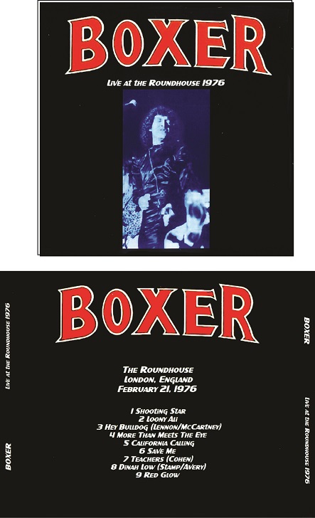 BOXER – Live At Roundhouse 1976 - Crimson Records