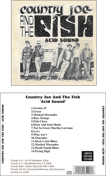 COUNTRY JOE & THE FISH - Acid Sound - Crimson Records