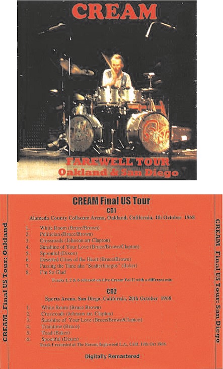 CREAM - Farewell Tour - Crimson Records