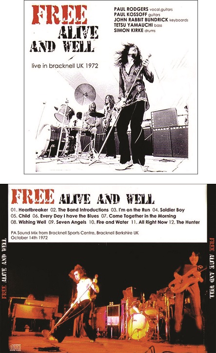 FREE - Alive And Well - Crimson Records