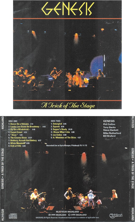 GENESIS - A Trick Of The Stage - Crimson Records