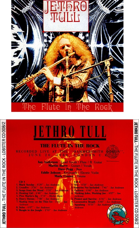 JETHRO TULL - The Flute In The Rock - Crimson Records