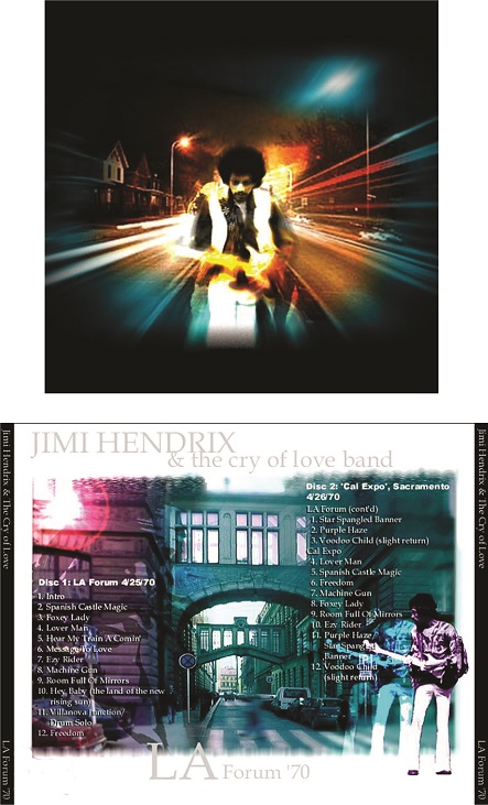 JIMI HENDRIX & THE CRY OF LOVE BAND - L.A. Forum '70 - Crimson Records