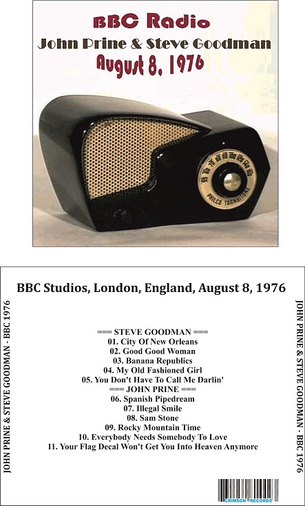 JOHN PRINE & STEVE GOODMAN - BBC 1976 - Crimson Records
