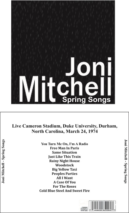 JONI MITCHELL - Spring Songs - Crimson Records