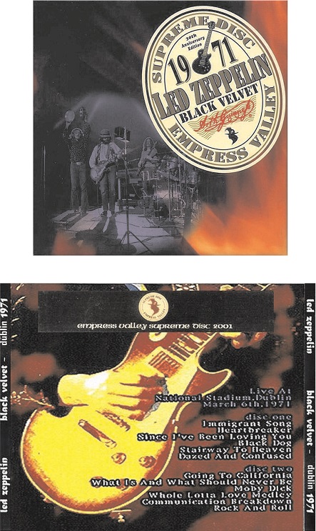 LED ZEPPELIN - Black Velvet - Crimson Records