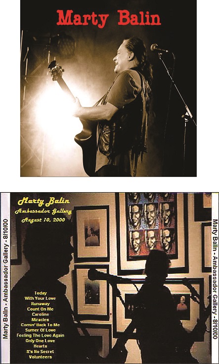 MARTY BALIN (Jefferson & Hot Tuna) - Ambassador Gallery 2000 - Crimson ...