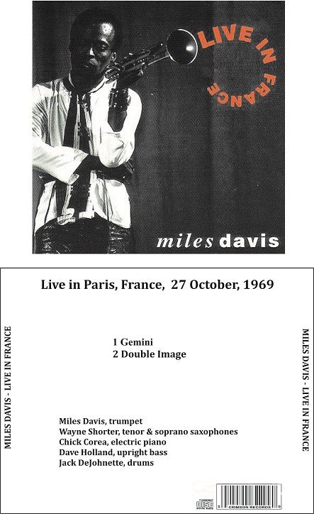 MILES DAVIS - Live In France - Crimson Records