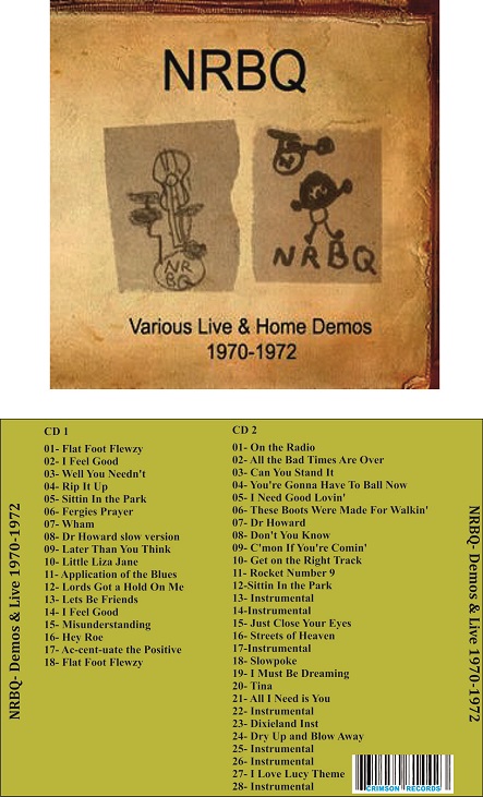 NRBQ – Demos & Live 1971-1972 - Crimson Records
