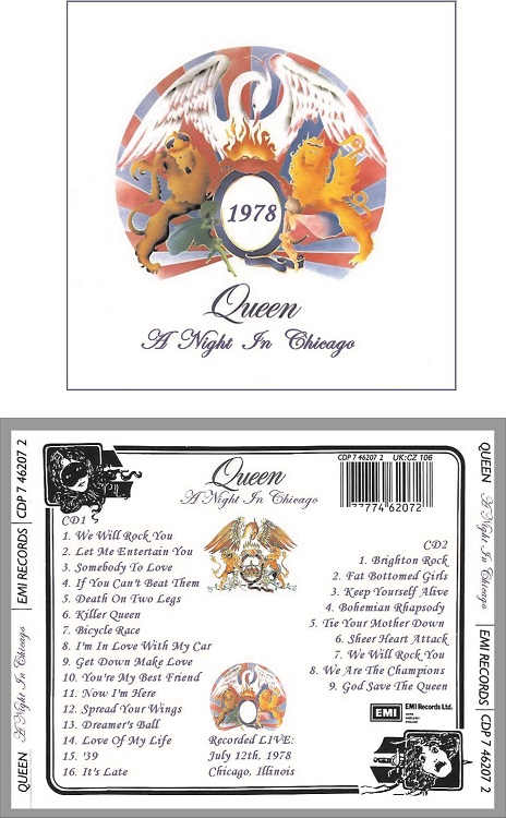 QUEEN - A Night In Chicago - Crimson Records