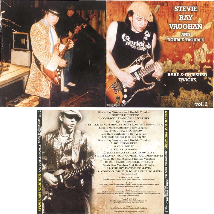 STEVIE RAY VAUGHAN - Rare & Unissued Tracks Vol. 2 - Crimson Records