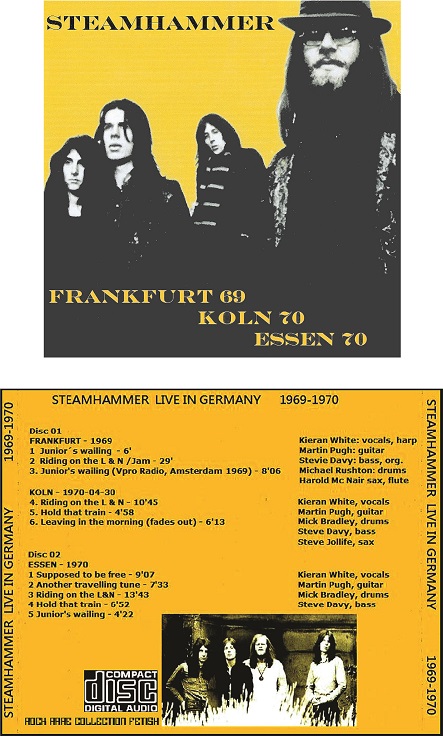 STEAMHAMMER - Live In Germany 1969-1970 - Crimson Records